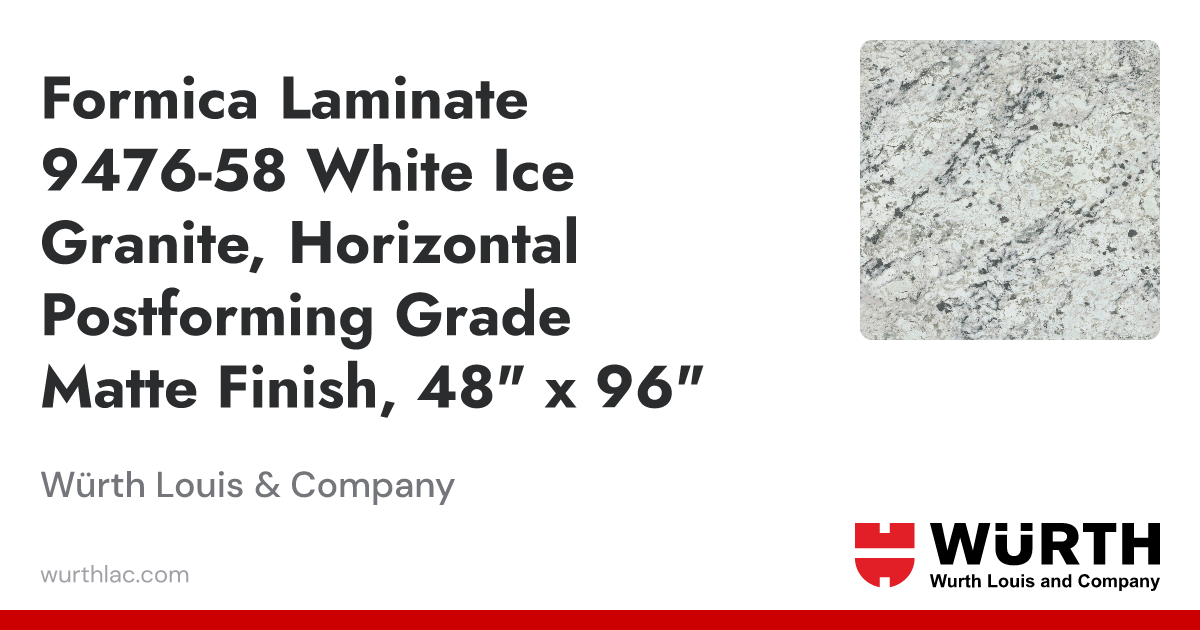Formica Laminate 9476-58 White Ice Granite, Horizontal Postforming ...