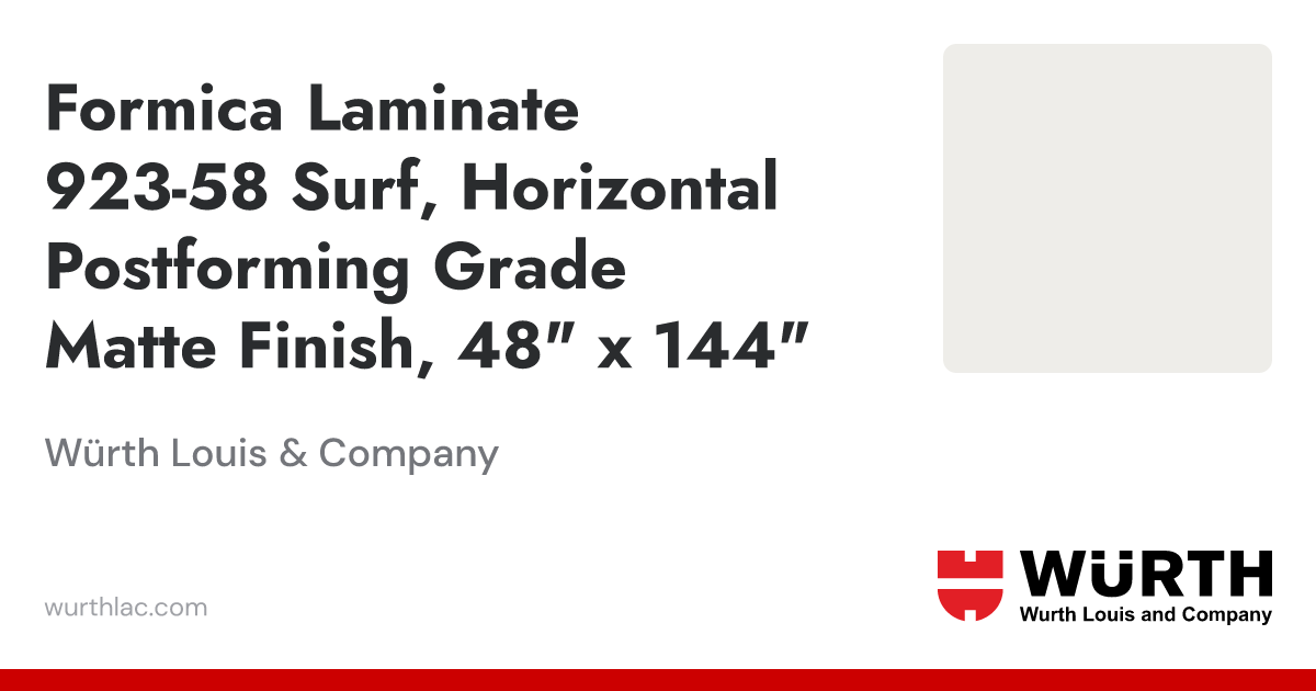 Formica Laminate 923-58 Surf, Horizontal Postforming Grade Matte Finish ...