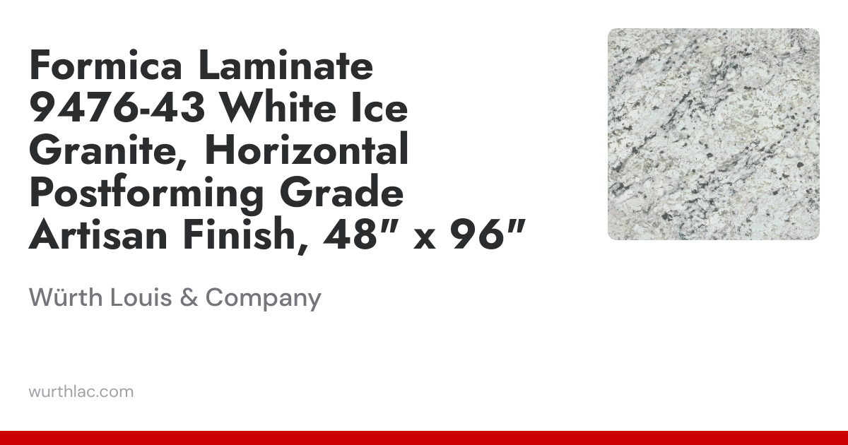 Formica Laminate 9476-43 White Ice Granite, Horizontal Postforming ...