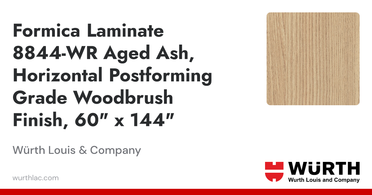 Formica Laminate 8844-WR Aged Ash, Horizontal Postforming Grade ...