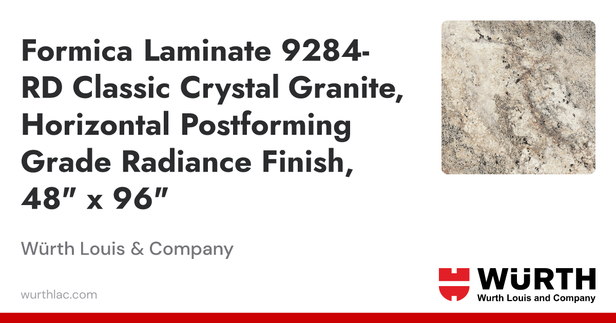Formica Laminate 9284-RD Classic Crystal Granite, Horizontal ...