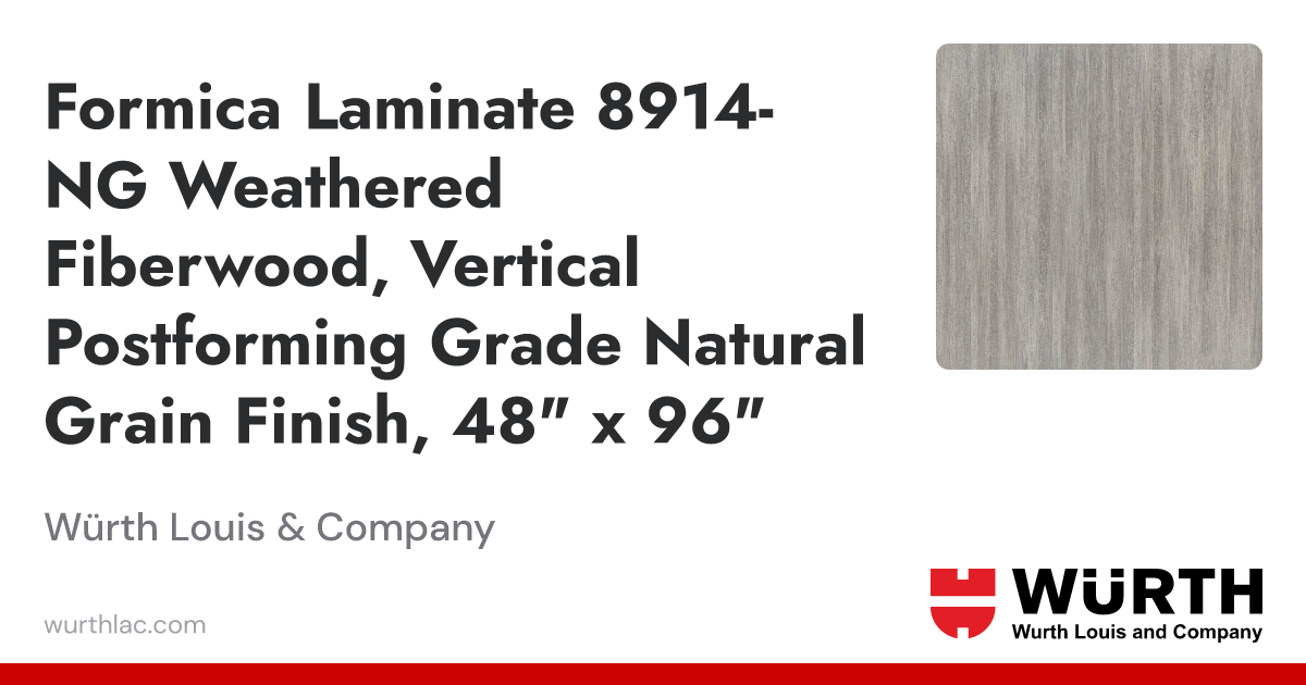 Formica Laminate 8914-NG Weathered Fiberwood, Vertical Postforming ...