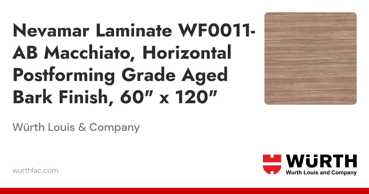 Nevamar Laminate WF0011-AB Macchiato, Horizontal Postforming Grade Aged ...