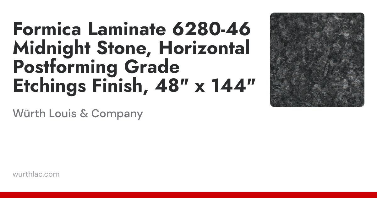Formica Laminate 6280-46 Midnight Stone, Horizontal Postforming Grade ...