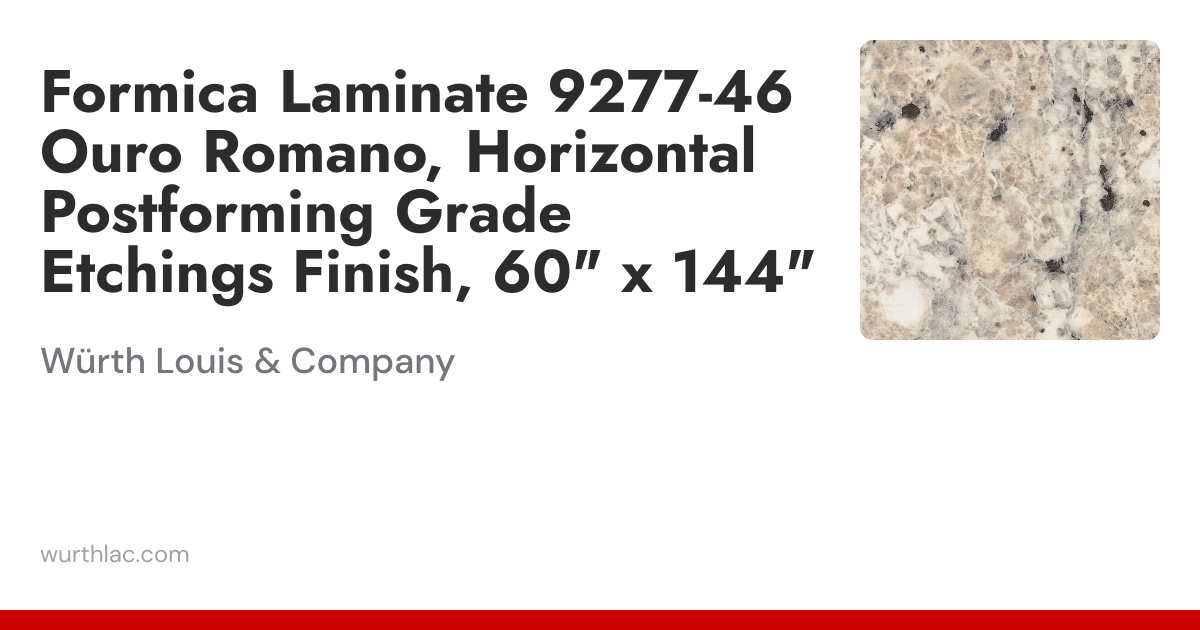 Formica Laminate 9277-46 Ouro Romano, Horizontal Postforming Grade ...
