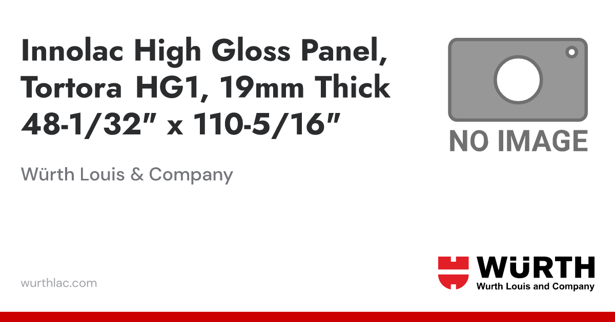 Innolac High Gloss Panel, Tortora HG1, 19mm Thick 48-1/32" x 110-5/16 ...