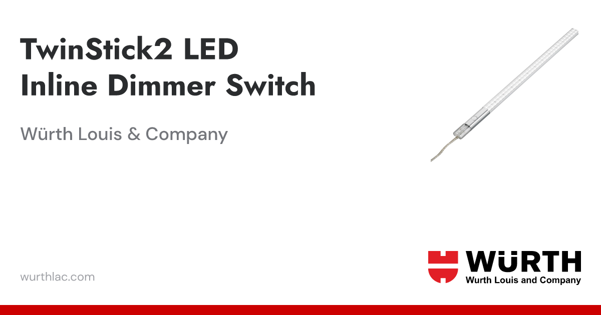 TwinStick2 LED Inline Dimmer Switch | Würth Louis & Company