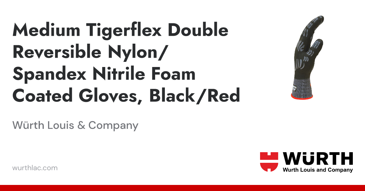 Medium Tigerflex Double Reversible Nylon/Spandex Nitrile Foam Coated ...