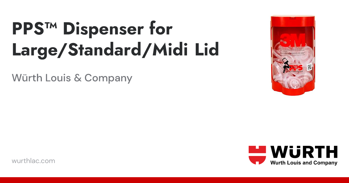 PPS™ Dispenser for Large/Standard/Midi Lid | Würth Louis & Company
