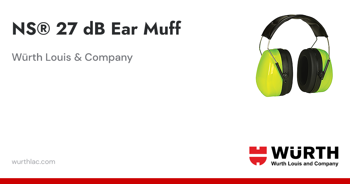 NS® 27 dB Ear Muff | Würth Louis & Company