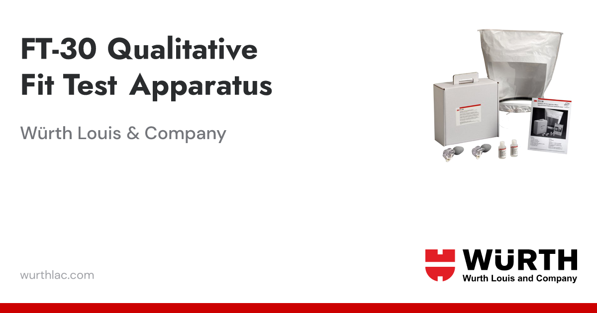 FT-30 Qualitative Fit Test Apparatus | Würth Louis & Company