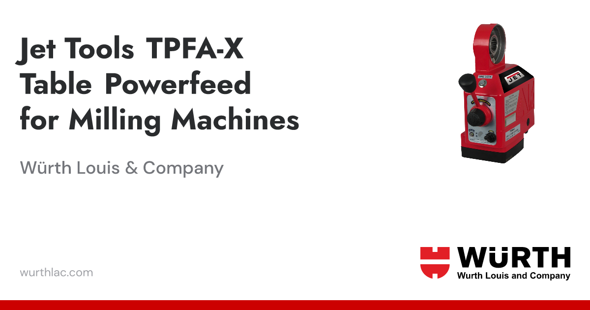 Jet Tools TPFA-X Table Powerfeed for Milling Machines | Würth Louis ...