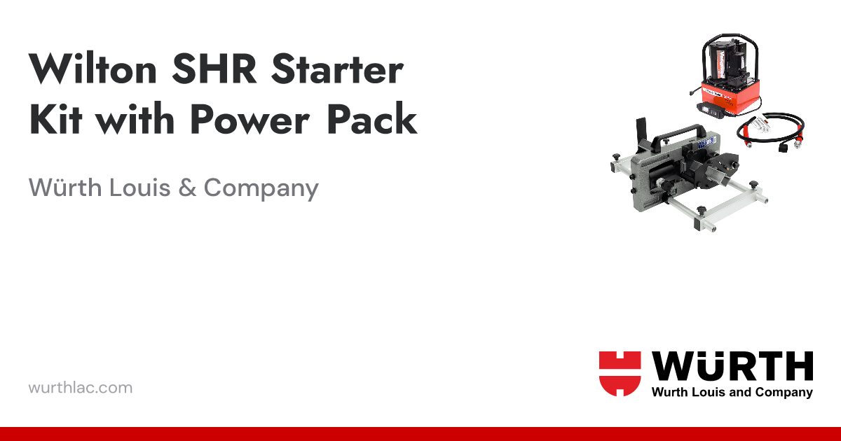 Wilton SHR Starter Kit with Power Pack | Würth Louis & Company