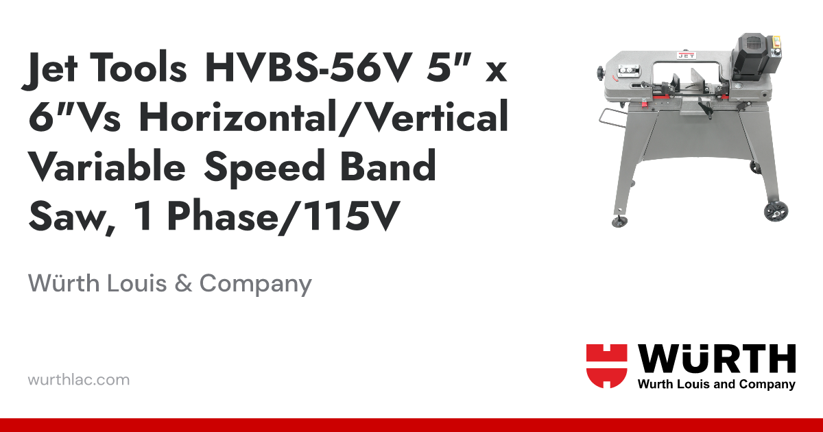 Jet Tools HVBS-56V 5" x 6"Vs Horizontal/Vertical Variable Speed Band ...