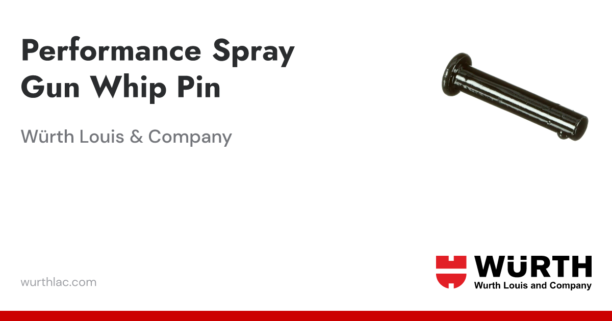 Performance Spray Gun Whip Pin | Würth Louis & Company
