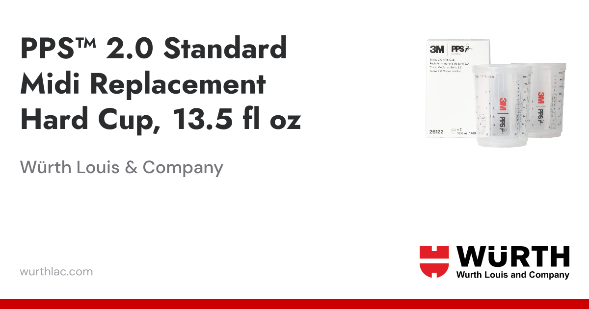 PPS™ 2.0 Standard Midi Replacement Hard Cup, 13.5 fl oz | Würth Louis ...