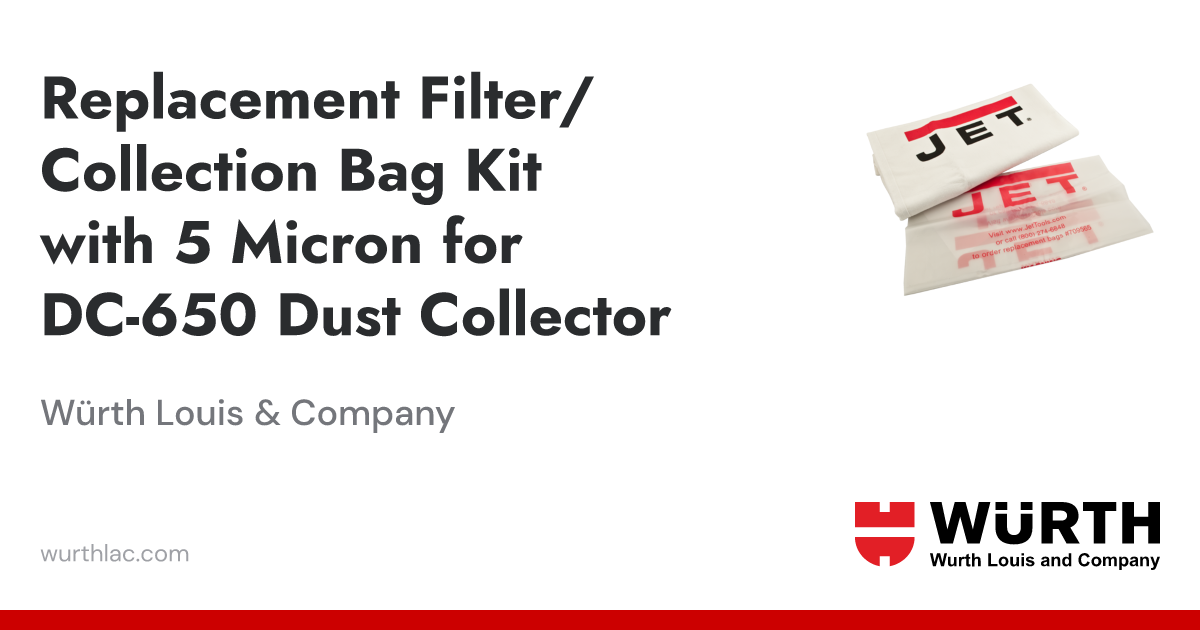 Replacement Filter/Collection Bag Kit with 5 Micron for DC-650 Dust ...