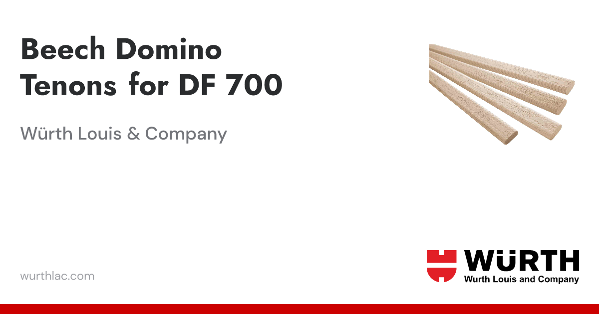 Beech Domino Tenons for DF 700 | Würth Louis & Company