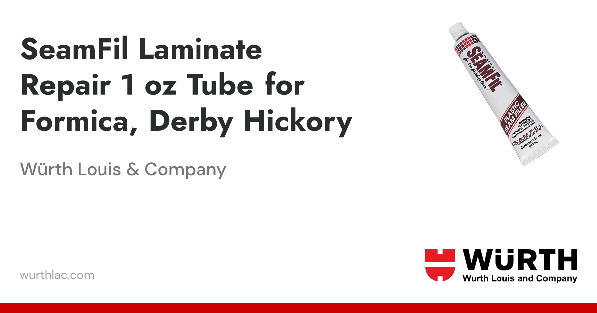 SeamFil Laminate Repair 1 oz Tube for Formica, Derby Hickory | Würth ...