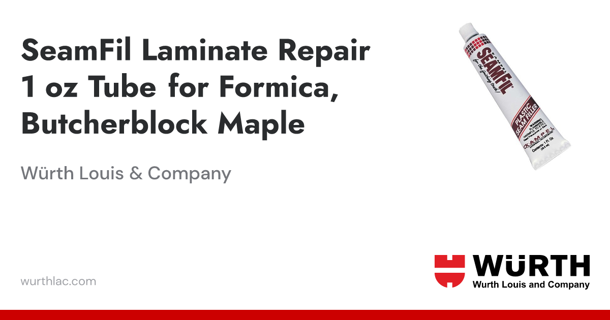 SeamFil Laminate Repair 1 oz Tube for Formica, Butcherblock Maple ...