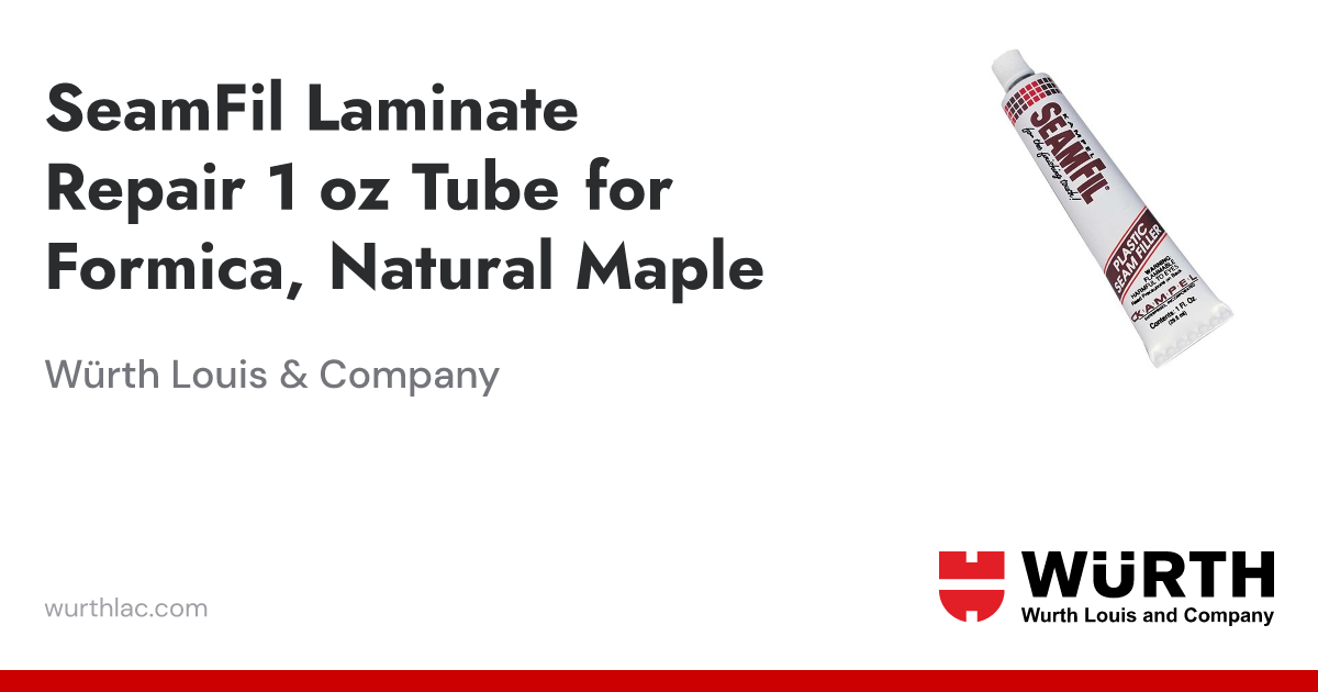 SeamFil Laminate Repair 1 oz Tube for Formica, Natural Maple | Würth ...