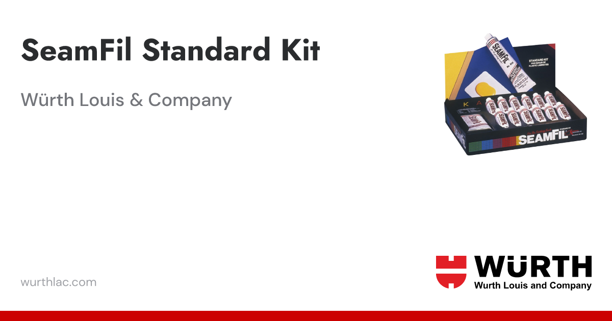 SeamFil Standard Kit | Würth Louis & Company