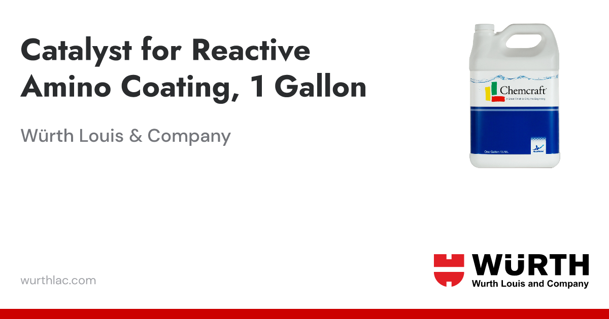 Catalyst for Reactive Amino Coating, 1 Gallon | Würth Louis & Company