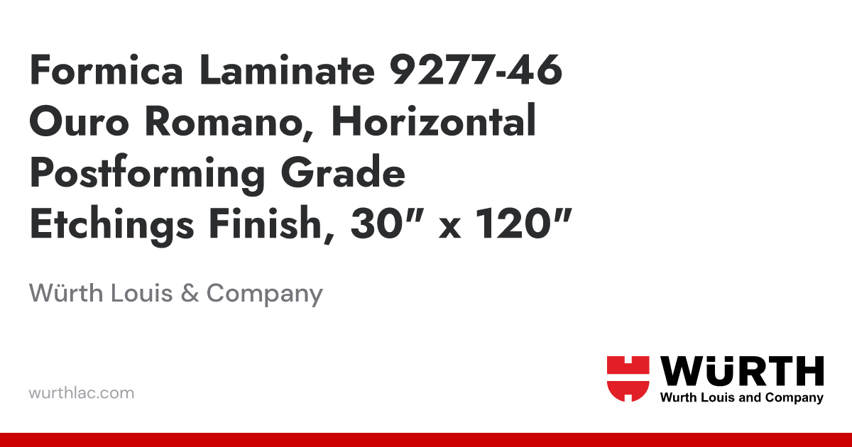 Formica Laminate 9277-46 Ouro Romano, Horizontal Postforming Grade ...