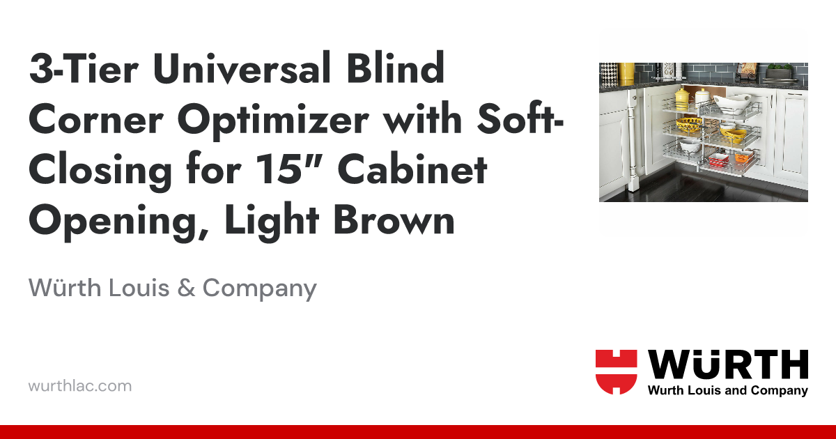 3-Tier Universal Blind Corner Optimizer with Soft-Closing for 15 ...