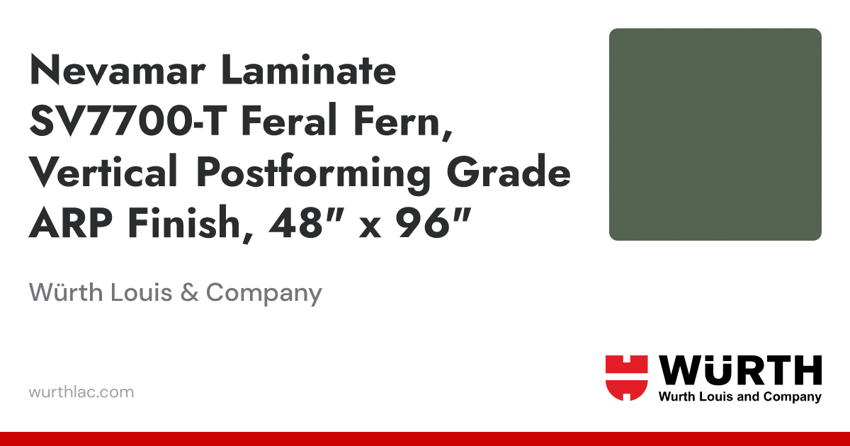 Nevamar Laminate SV7700-T Feral Fern, Vertical Postforming Grade ARP ...