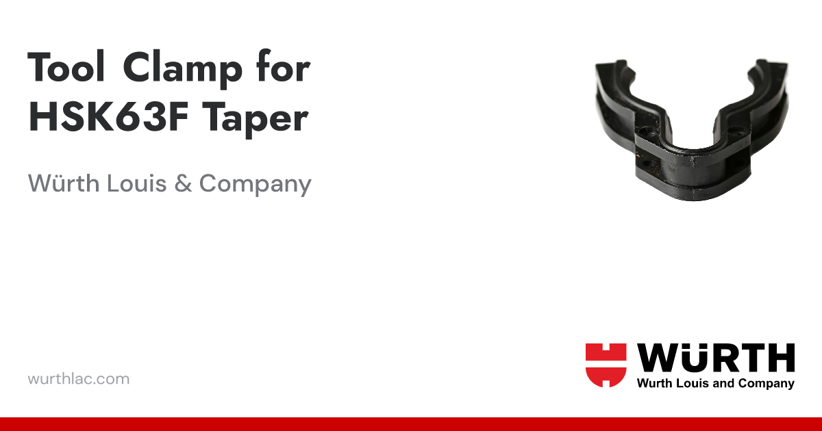 Tool Clamp for HSK63F Taper | Würth Louis & Company