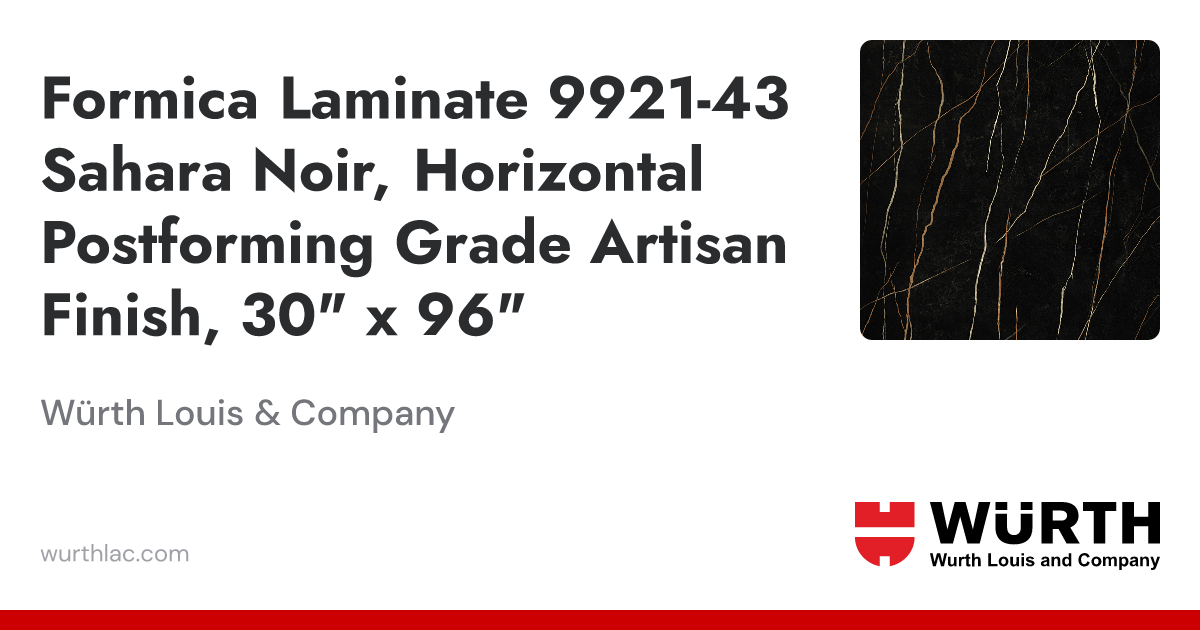 Formica Laminate 9921-43 Sahara Noir, Horizontal Postforming Grade ...