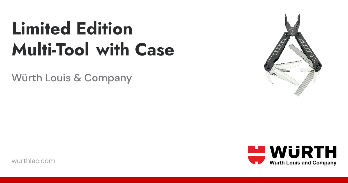 Limited Edition Multi-Tool with Case | Würth Louis & Company