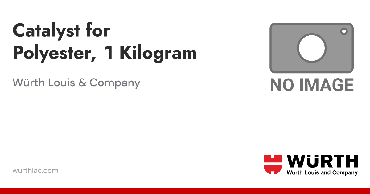 Catalyst for Polyester, 1 Kilogram | Würth Louis & Company