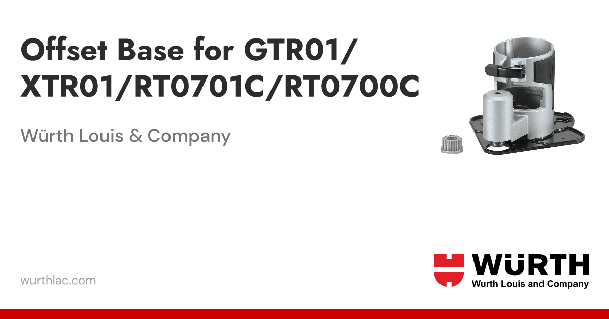 Offset Base for GTR01/XTR01/RT0701C/RT0700C | Würth Louis & Company