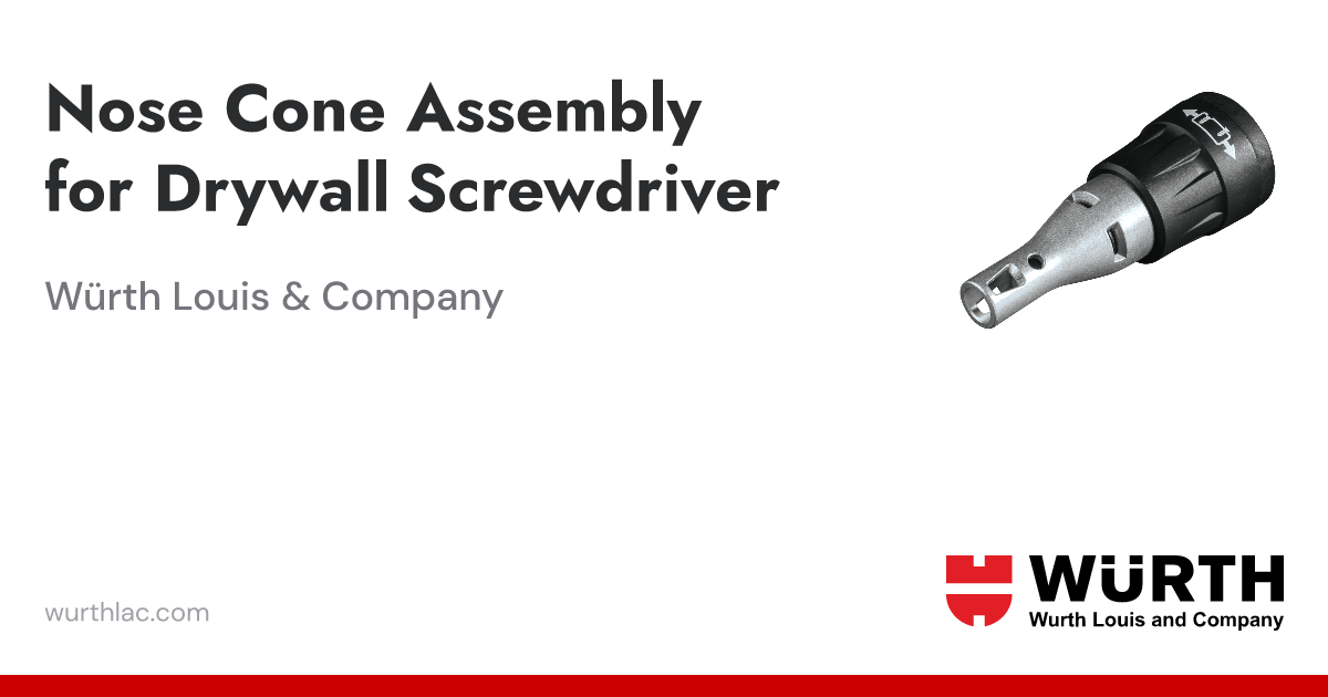 Nose Cone Assembly for Drywall Screwdriver | Würth Louis & Company