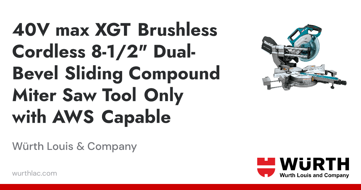 40V max XGT Brushless Cordless 8-1/2" Dual-Bevel Sliding Compound Miter ...