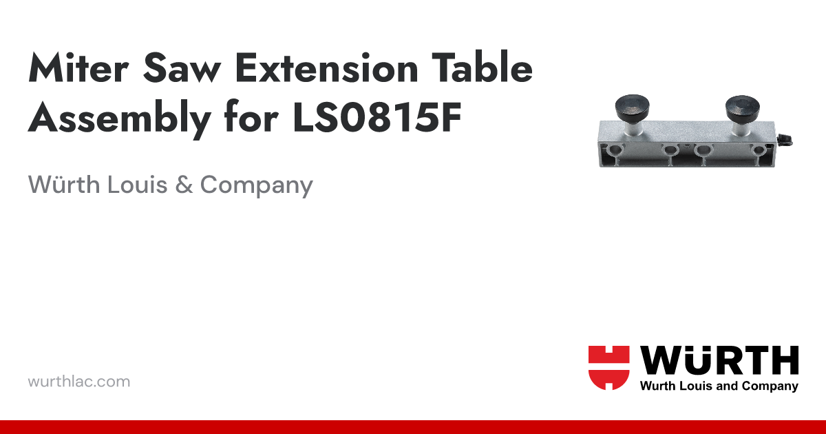 Miter Saw Extension Table Assembly for LS0815F | Würth Louis & Company