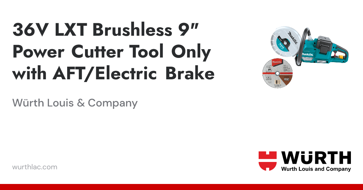 36V LXT Brushless 9" Power Cutter Tool Only with AFT/Electric Brake ...