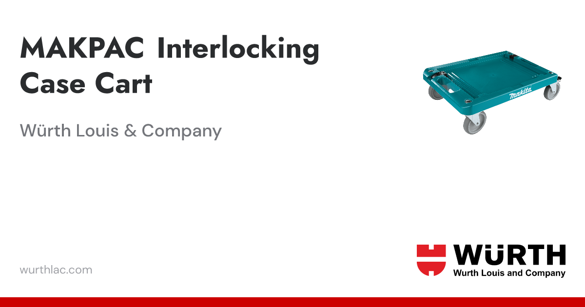 MAKPAC Interlocking Case Cart | Würth Louis & Company