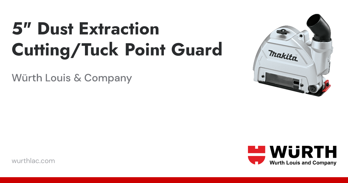 5" Dust Extraction Cutting/Tuck Point Guard | Würth Louis & Company