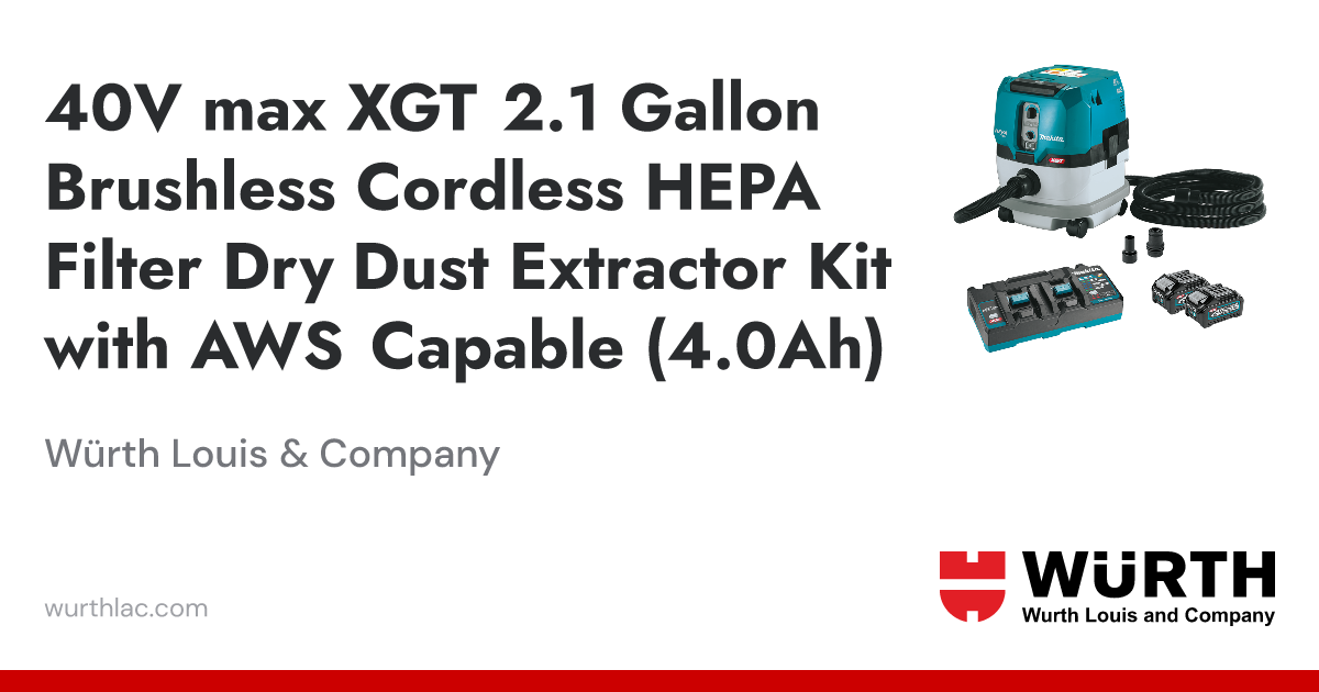 40V max XGT 2.1 Gallon Brushless Cordless HEPA Filter Dry Dust ...