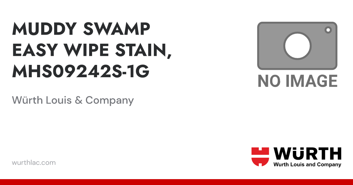 MUDDY SWAMP EASY WIPE STAIN, MHS09242S-1G | Würth Louis & Company