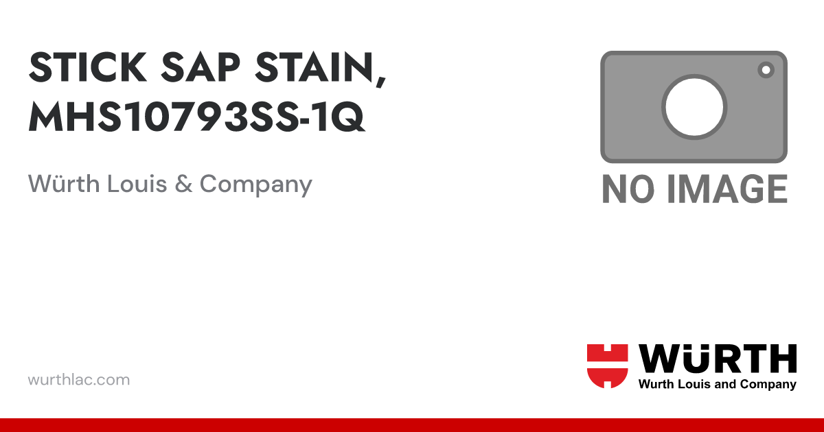 STICK SAP STAIN, MHS10793SS-1Q | Würth Louis & Company