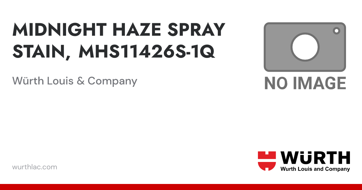 MIDNIGHT HAZE SPRAY STAIN, MHS11426S-1Q | Wurth Louis and Company