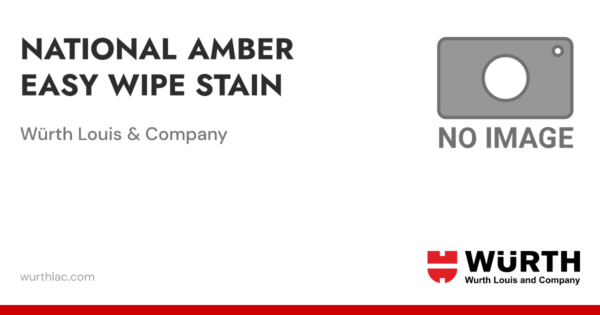 NATIONAL AMBER EASY WIPE STAIN | Würth Louis & Company