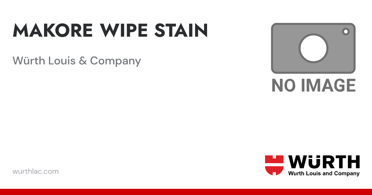 MAKORE WIPE STAIN | Wurth Louis and Company