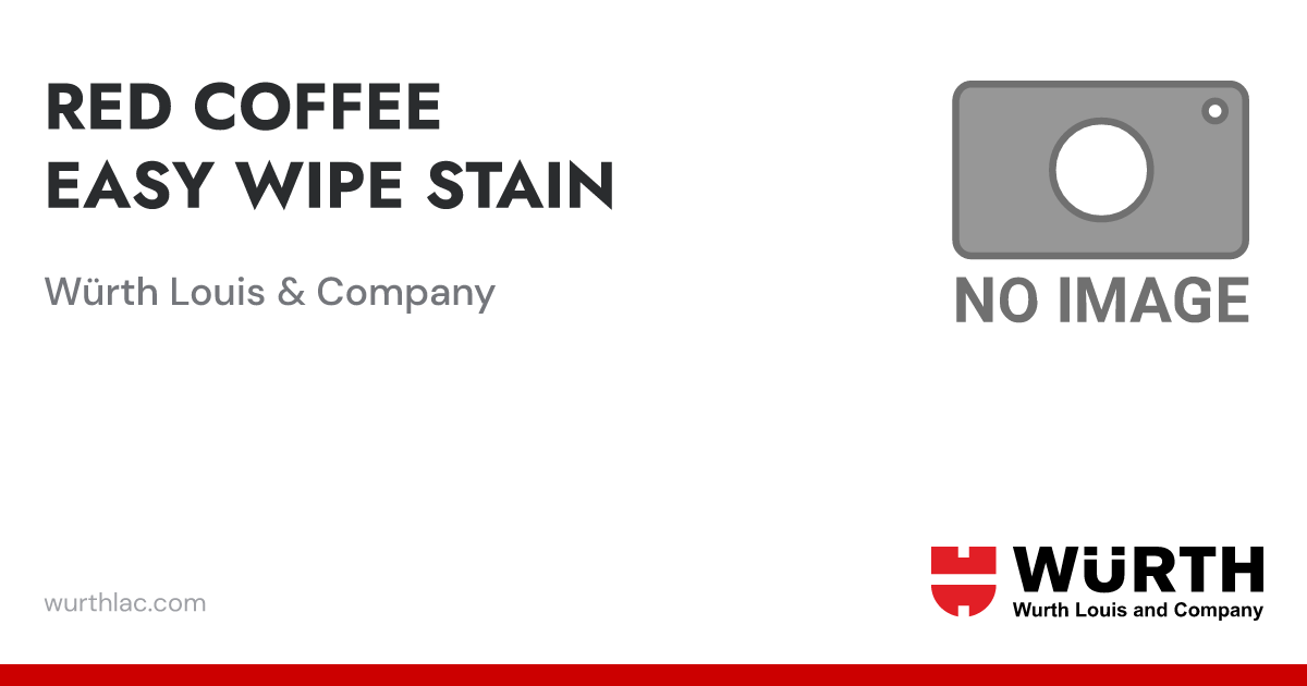 RED COFFEE EASY WIPE STAIN | Würth Louis & Company