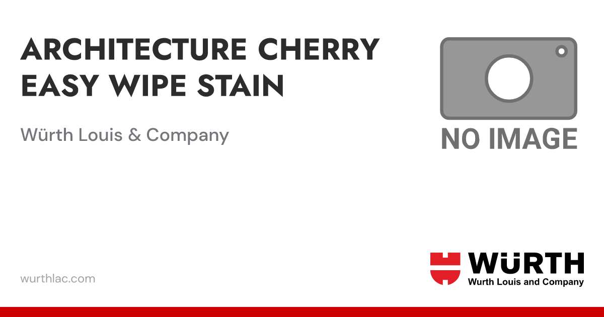 ARCHITECTURE CHERRY EASY WIPE STAIN | Würth Louis & Company