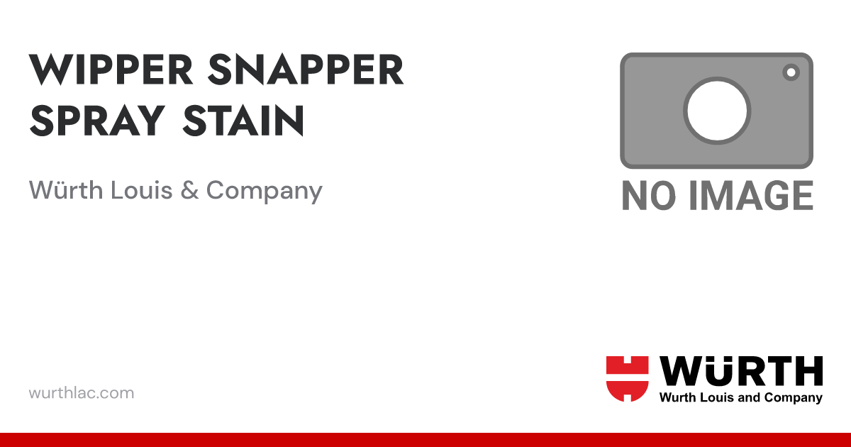 WIPPER SNAPPER SPRAY STAIN | Wurth Louis and Company